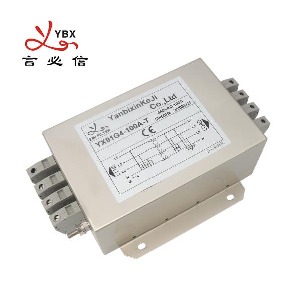 YX91G4-100A-T Three Phase Filter Terminal Block RFI/EMI Filter For Electric Oven