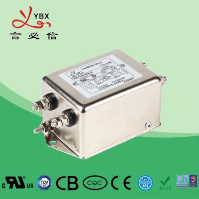 China Yanbixin 10A Two Stage EMI EMC Filter , Single Phase EMI Filter Passive Line for sale