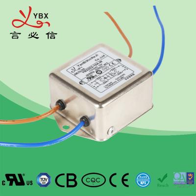 Cina Cassa del metallo di EMI contabilità elettromagnetica 120V 250VAC del filtro da rumore di linea di CA dell'attrezzatura di Datacom in vendita