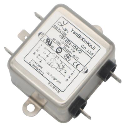 China High Performance EMC EMI Single Phase RFI Filter Single Phase Two Stage for sale