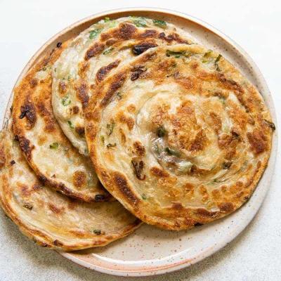 China Anti Bacterial Lachha Paratha Making Machine Chinese Shredded Pancake Production Line for sale