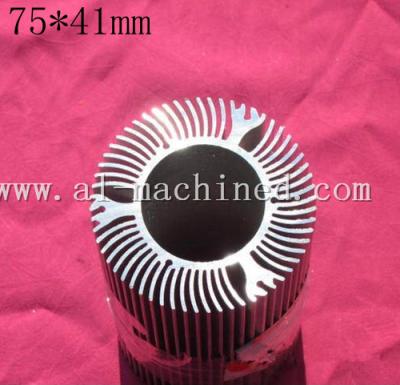 China Item-40,75mm round aluminum extrusion profiles led heatsinks in china,customized heatsink,al-6063 heat sink for sale