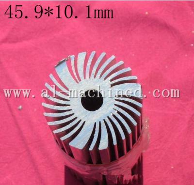 China Item-07,50mm round cooler,made order aluminum extrusion profile led heatsinks,Anodized Heat Sink For LED Round Shape for sale