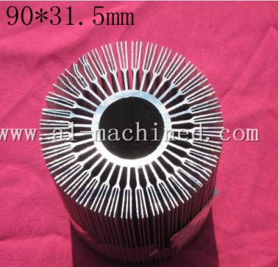 China Item-33,90mm round aluminum extrusion profiles led heatsinks in china,customized heatsink,al-6063 heat sink for sale
