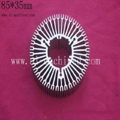 China Item 423,Machined LED Cooling in china, AL6063 Extruded Profiles LED Light Radiator,hot it for sale