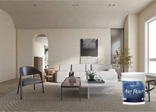 Quality Textured Wall Renovation Paint For Interior Walls Ribbon Like Travertine Texture for sale