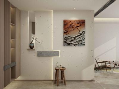 China Pintura de parede sem odor textura pedra calcária flocos de rocha sentir pintura de decoração de parede interior à venda