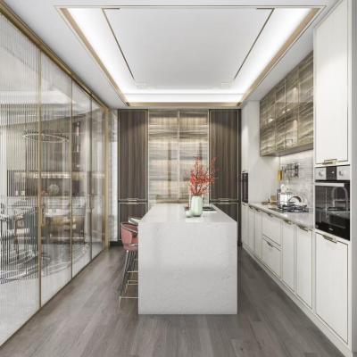 Cina Arredamento di cucina di lusso in stile europeo personalizzato con sistemi di chiusura morbidi in vendita