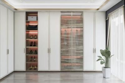 Cina Modern Custom Walk-In Closet Minimalista Spogliatoio Armadio Decorazione interna in vendita