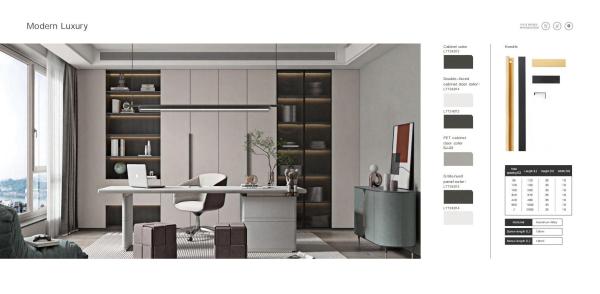 Quality Luxury Modern Custom Built In Wardrobe Designs With Tempered Glass Doors for sale