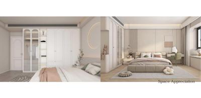 Cina Sistemi di cabine armadio personalizzate con pannelli in vetro e sistema di scaffalature a giorno per l'arredamento della casa in vendita