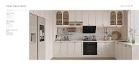 Quality Anti Mold Custom Kitchen Cabinet Design With Aluminum Alloy Frames CE Certificat for sale