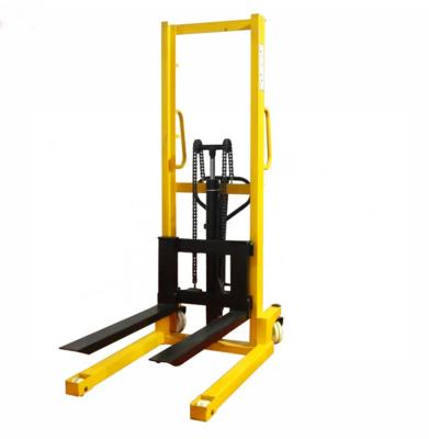 China Hydraulic 1t 3M Hand Manual Stacker Forklift Stacker 3000kg 1500kg Hydraulic Hand Stacker for sale
