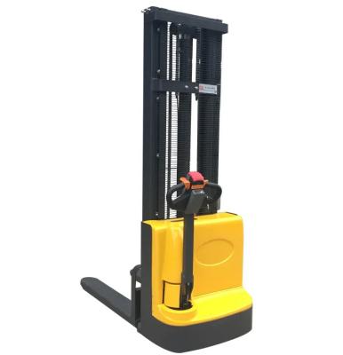 China Fully Automatic 1000kg Forklift Electronic Stacker Walking Walkie Electric Hydraulic Lifter for sale
