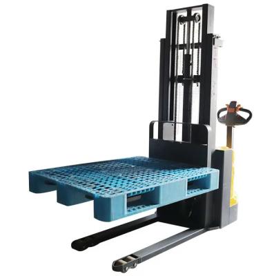 China Fully Automatic 1000kg Forklift Electronic Stacker Walking Walkie Electric Hydraulic Lifter for sale