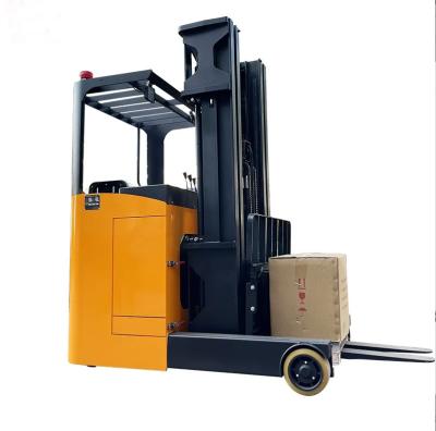 China 1.5T 4.5m Battery Electric Stacker Forklift Reach Stacker Truck for sale