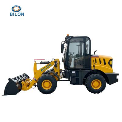 China Fábrica EURO 3 Alta eficiência 0,6m3 1200KG Mini Carregador de Roda dianteira com pá Joystick Blade Carregador de pá à venda
