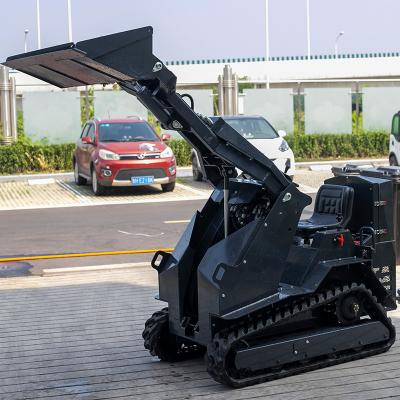 China Cheap China Factory 0.15m³  Mini Skid Steer Loader High Operating Efficiency Skid Steer Loader for sale