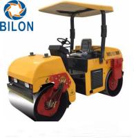 China 3 Ton Double Drum Vibratory Road Roller Mount Type 1090mm Drum Width for sale