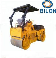 China 3 Ton Double Drum Vibratory Road Roller Mount Type 1090mm Drum Width for sale