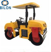 China 3 Ton Double Drum Vibratory Road Roller Mount Type 1090mm Drum Width for sale