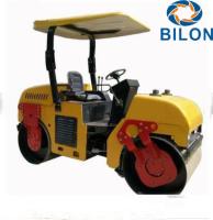 China 3 Ton Double Drum Vibratory Road Roller Mount Type 1090mm Drum Width for sale