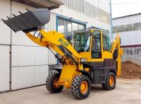 China 4x4 Small Backhoe Loader 6300kg 78KW Yuchai Engine Adjustable Seat for sale