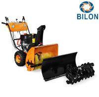 China 13 HP Gasoline Engine Walk Behind Snow Sweeper 4 Forward 2 Reverse Gears for sale
