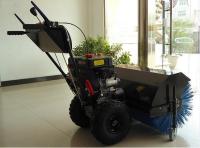 China 15HP 420cc Electric Start Gasoline Snow Sweeper 90cm Working Width 4 Forward 2 Reverse for sale