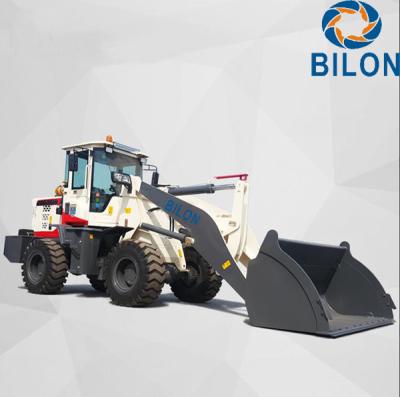 China 76KW Small Wheel Loader Bigger Bucket 2 Ton For Loading Grain / Cotton for sale