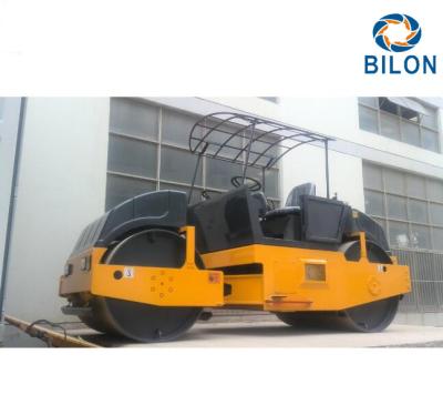 China 8T 10T Static Tandem Road Rollers With Double Drum Slot Grind Wheel Type for sale