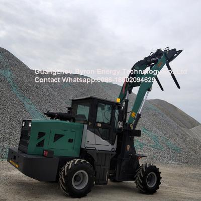 Cina Mini caricatore della ruota della parte frontale verde con Quickhitach ed il galleggiamento elettrico in vendita