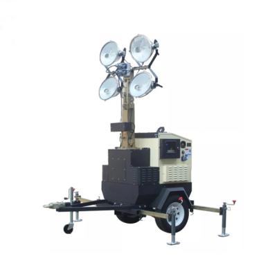 Κίνα Κινητός ελαφρύς πύργος IP23 4*1000W με τη μηχανή Kubota προς πώληση