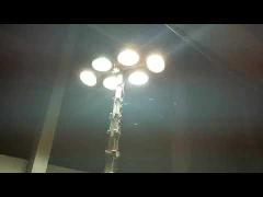 220V Led Hydraulic Light Tower Rotation 350° 60 DB