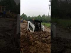 wheel Crawler loader 700kg 1000kg 1050kg 1200kg 1500kg skid steer loader with cabin