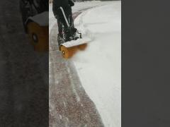 a vassoura da neve 6.5HP faz à máquina o veículo arrebatador de trabalho da profundidade 45cm/estrada