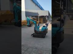 Rubberspoor 12HP 0.025m3 0.8T Hydraulisch Mini Excavator