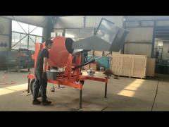 van de de Concrete Mixer3kw de Zelflading van 350L Geschikte Mobiele Concrete Mixer met 4 wielen