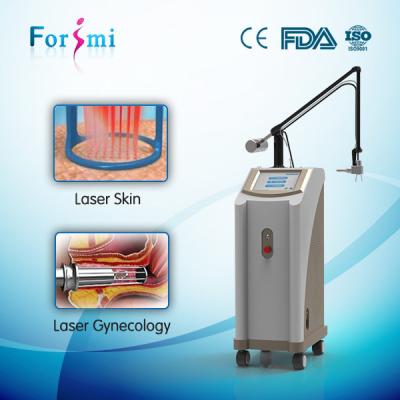China 10.4 inch screen 30W RF gray color Fractional co2 laser  to professinal scar removal for sale