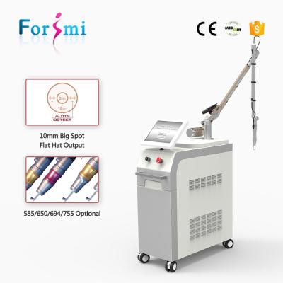 China CE approved 2000W high power 4ns pigment eyebrow yag laser tattoo removal machine for sale