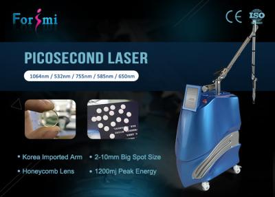 China 1064nm 532nm sun age spots freckle/ chloasma tattoo removal Picosecond laser machine for sale