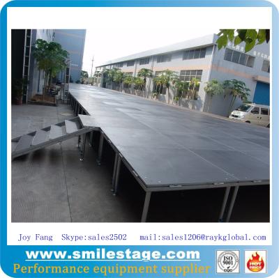 China Non-slip Platform Aluminum Height Adjustable Stages for sale