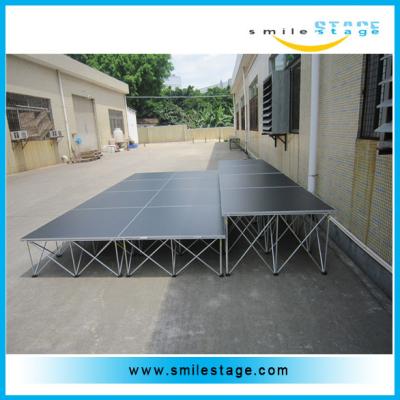 China Assembly Aluminum Mobile Lighting Stages with Portable Event Stage Platform for sale