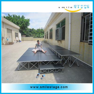 China Aluminum stage platform with stairs for concert events for sale