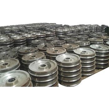 China Cast forged manufacture steel railway wheels for railway for sale