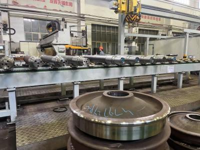 Китай Железнодорожные кованые колеса идеальное решение для 957 мм колесных конструкций, требующих прочности и стабильности продается