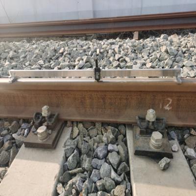 China 40 Degree Railway Track Gauge Measurement Corrugation Ruler 1000mm Horizontal Range for sale