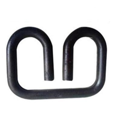 China Railroad Elastic Rail Clips E Type W Type 47HRC 42HRC Hardness 55Si2Mn Material for sale