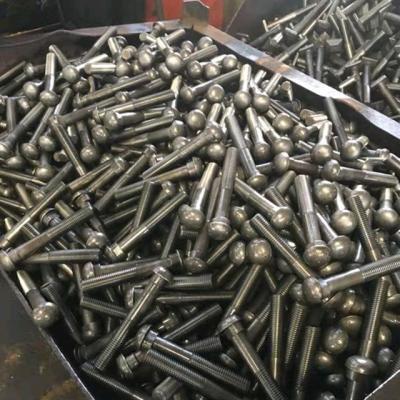 China Black Railway Track Fasteners , Fish Tail Bolt M6 M100 Specification for sale