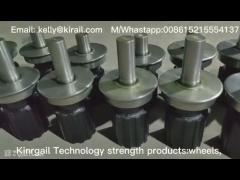 AAR Standard Rail Wheel Axle For Wagon And Passenger Car UIC TSI Certifications